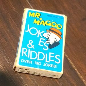 Mr Magoo | Toys | Vintag Mr Magoo Jokes And Riddles Cards Rare 978 ...